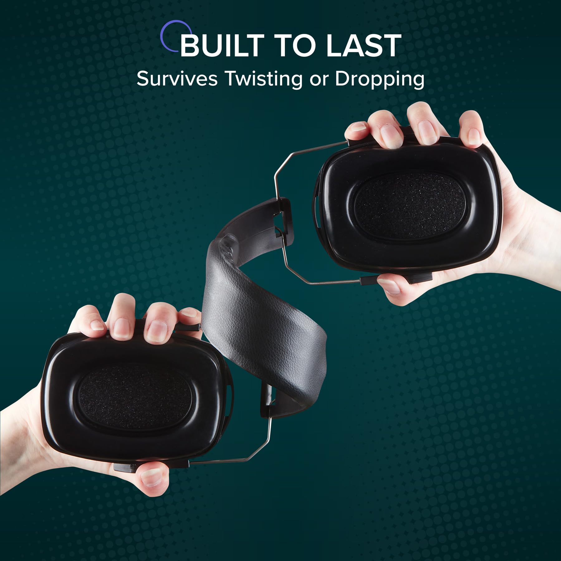 HEARTEK Hearing Protection Noise Cancelling Ear Muffs, Shooting Ear Protection