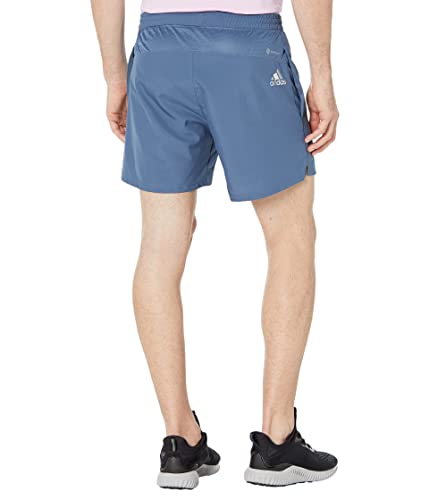 adidas Men's Run It Shorts, Wonder Steel, X-Large