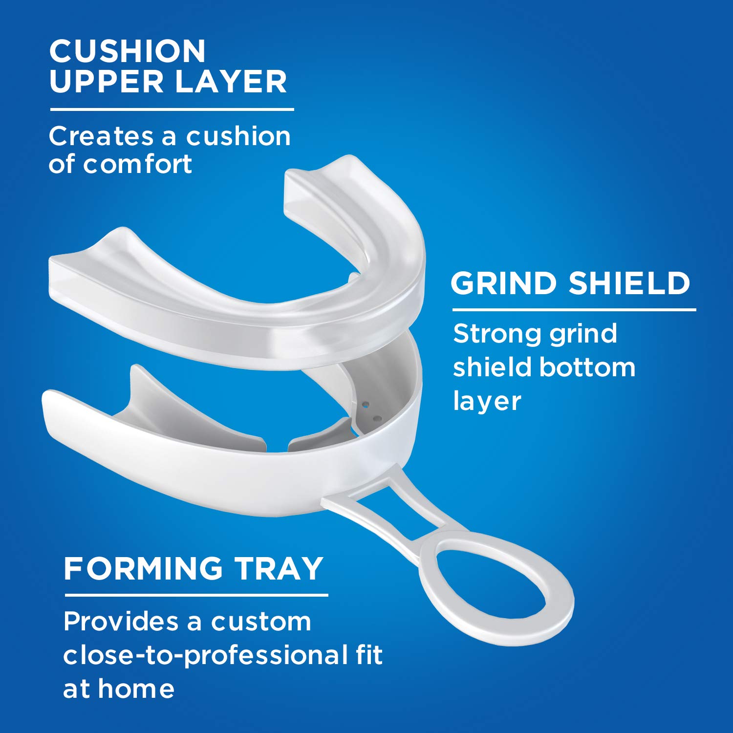 Fresh Guard Soak Specially Formulated CLEANER for Retainers Mouthguards& Removable Braces-24 Count & DenTek Professional Fit Maximum Protection Dental Guard-1
