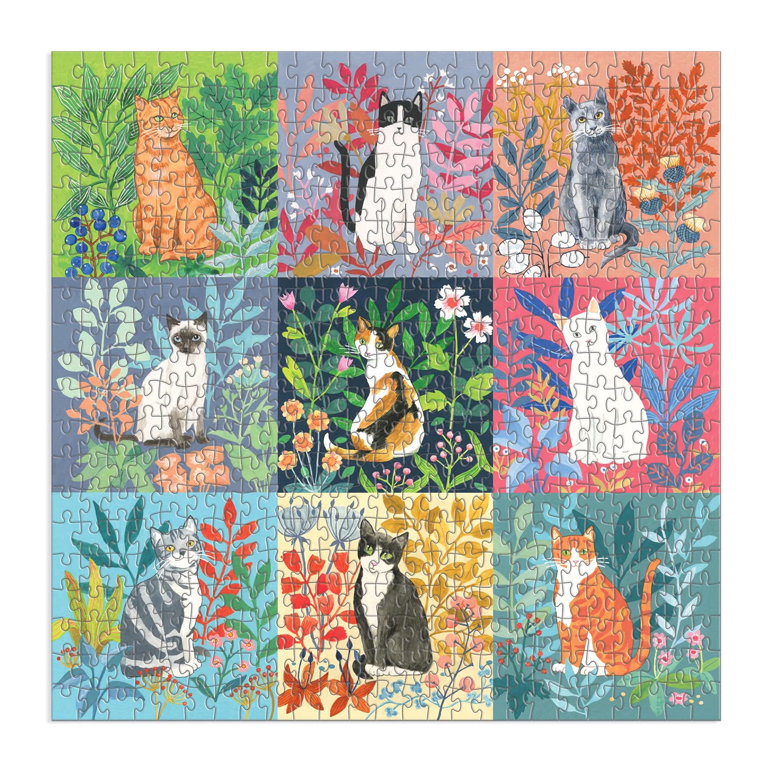 Good Puzzle Co. Cats and Flowers