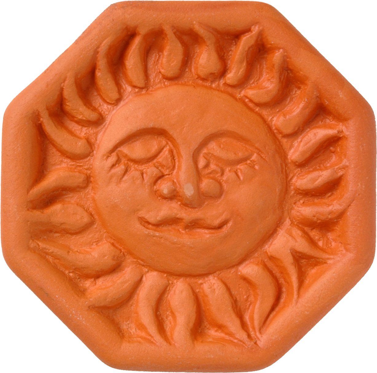 JBK Pottery Brown Sugar Savers - Set of 6 - Hummingbird, Maple Leaf, Sun, Owl, Bear, and Daisy Designs