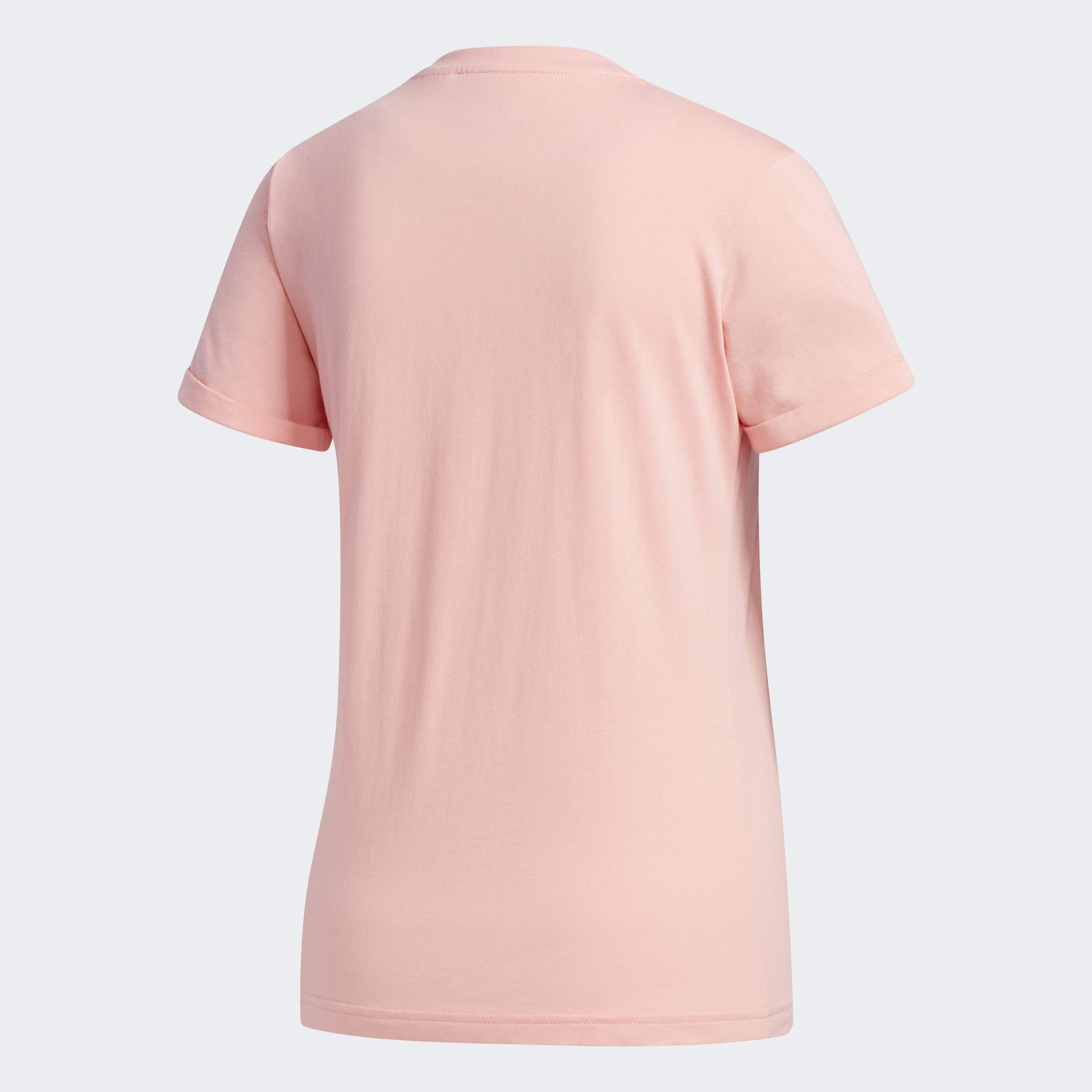 adidas Women's Big Graphic T-Shirt White/Purple Tint Small