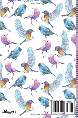 Birthday Book: A Date Keeper and Birthday Reminder Organiser Notebook – Bird Watercolour Drawing
