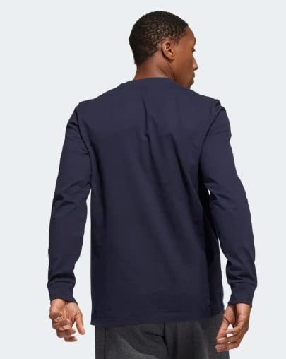 adidas Men's Sportswear Dynamic Sport Graphic Long Sleeve TEE Legend Ink Size M