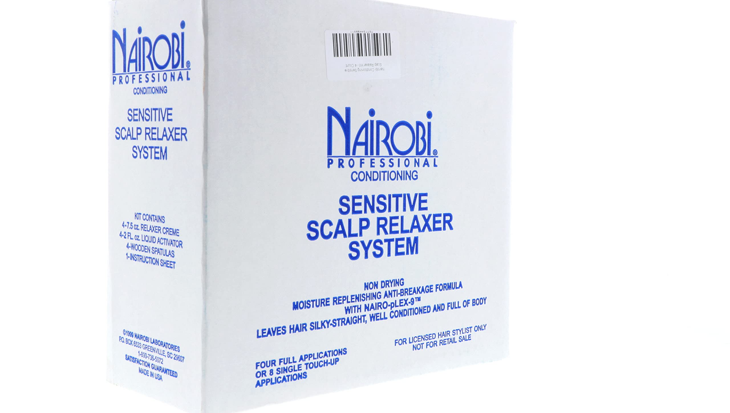 Nairobi Conditioning Sensitive Scalp Hair Relaxer Kit, 4 Count by Nairobi