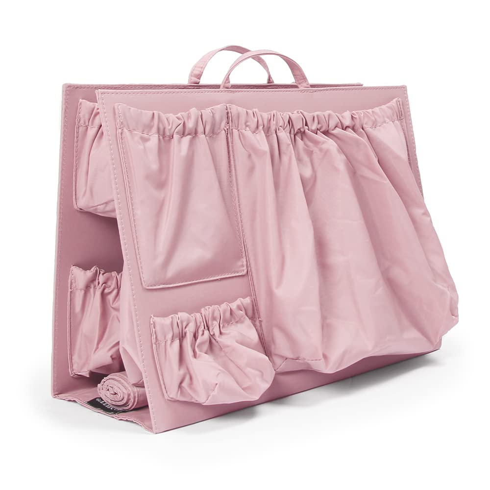ToteSavvy Original 11-Pocket Diaper Bag Organizer Insert 14" x 10" (Original, Blush)