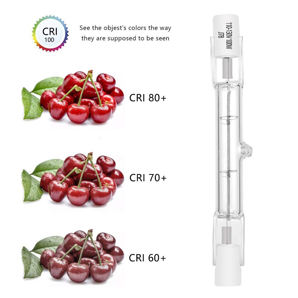 AHEVO J Type 150 Watt 78 mm Q150 T3/78mm (3.07 Inches) 120 Volt R7S Base Halogen