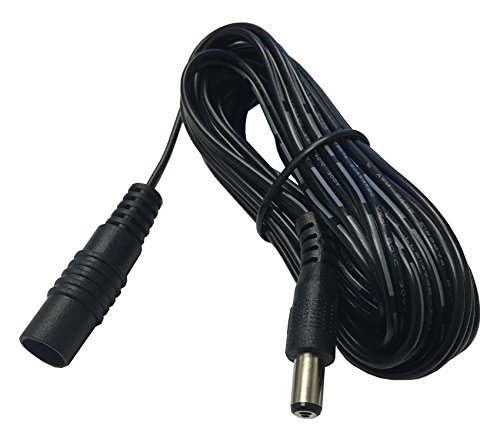 OMNIHIL 10 Feet 2.1millimeters x 5.5millimeters DC Plug Extension Cable Compatible with Power Adapter, 20AWG