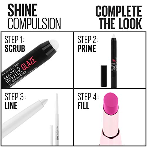 Maybelline New York Color Sensational Shine Compulsion Lipstick Makeup, Baddest Beige, 0.1 Ounce
