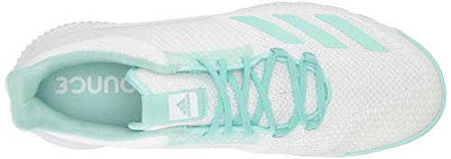 adidas Women's Crazyflight Bounce 2 Shoes, White/Clear Mint/Clear Mint, 14 M US