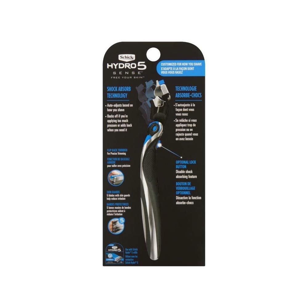 Schick Mens Hydro5 Sense Razor Hydrate 2X (2 Pack)