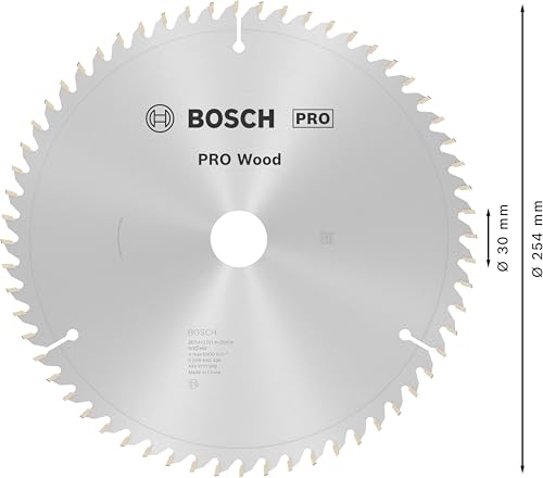 Bosch 2608640436 Circular Saw Blade "Top Precision" Opwob 10inx30mm 60T