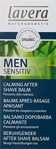 Lavera Natural After Shave Balm For Men, Anti-Irritant, Hydrating, Soothing and Cooling benefits (50ml/1.6 oz)