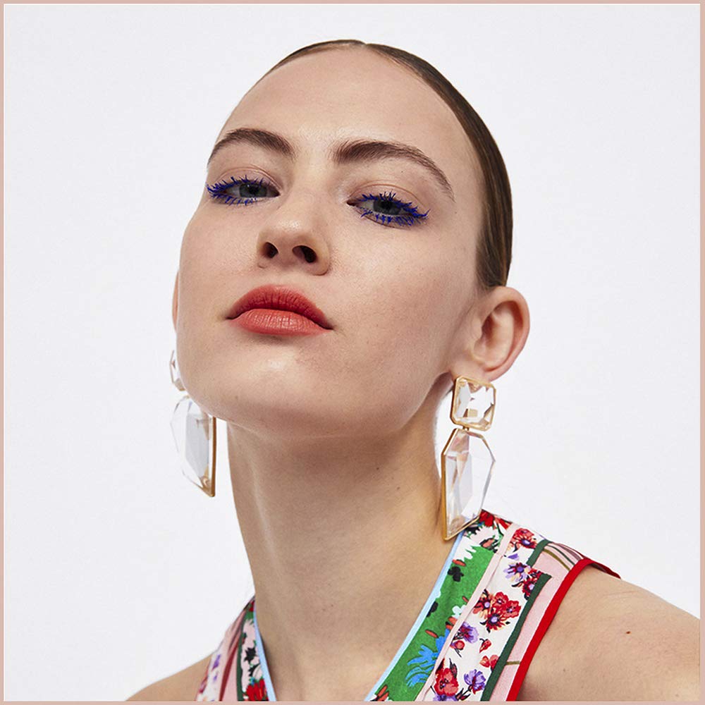 Acrylic Geometric Statement Drop Dangle Earrings for Women KELMALL COLLECTION