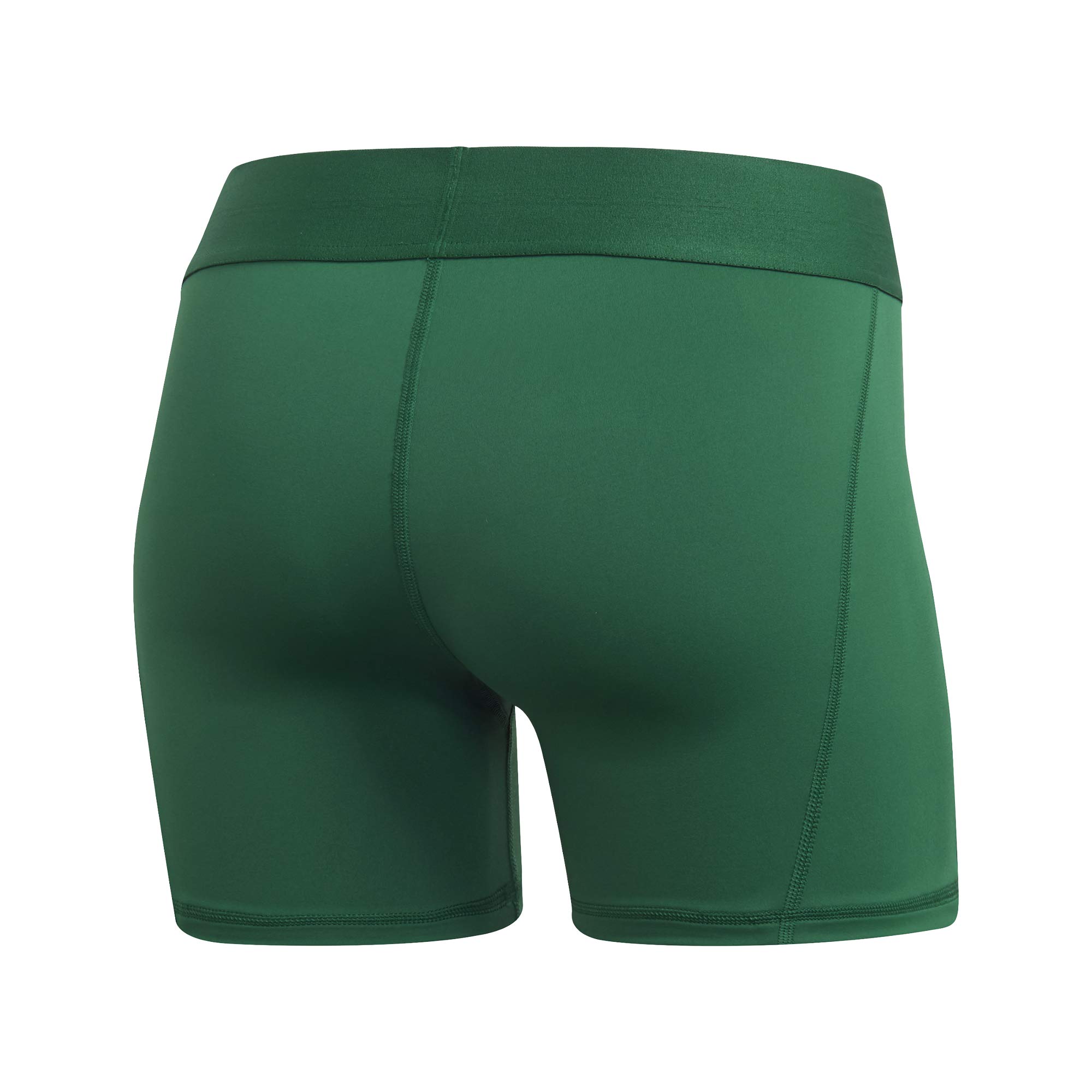 adidas Women's Techfit Volleyball Shorts, Team Dark Green/White, XX-Small 3"