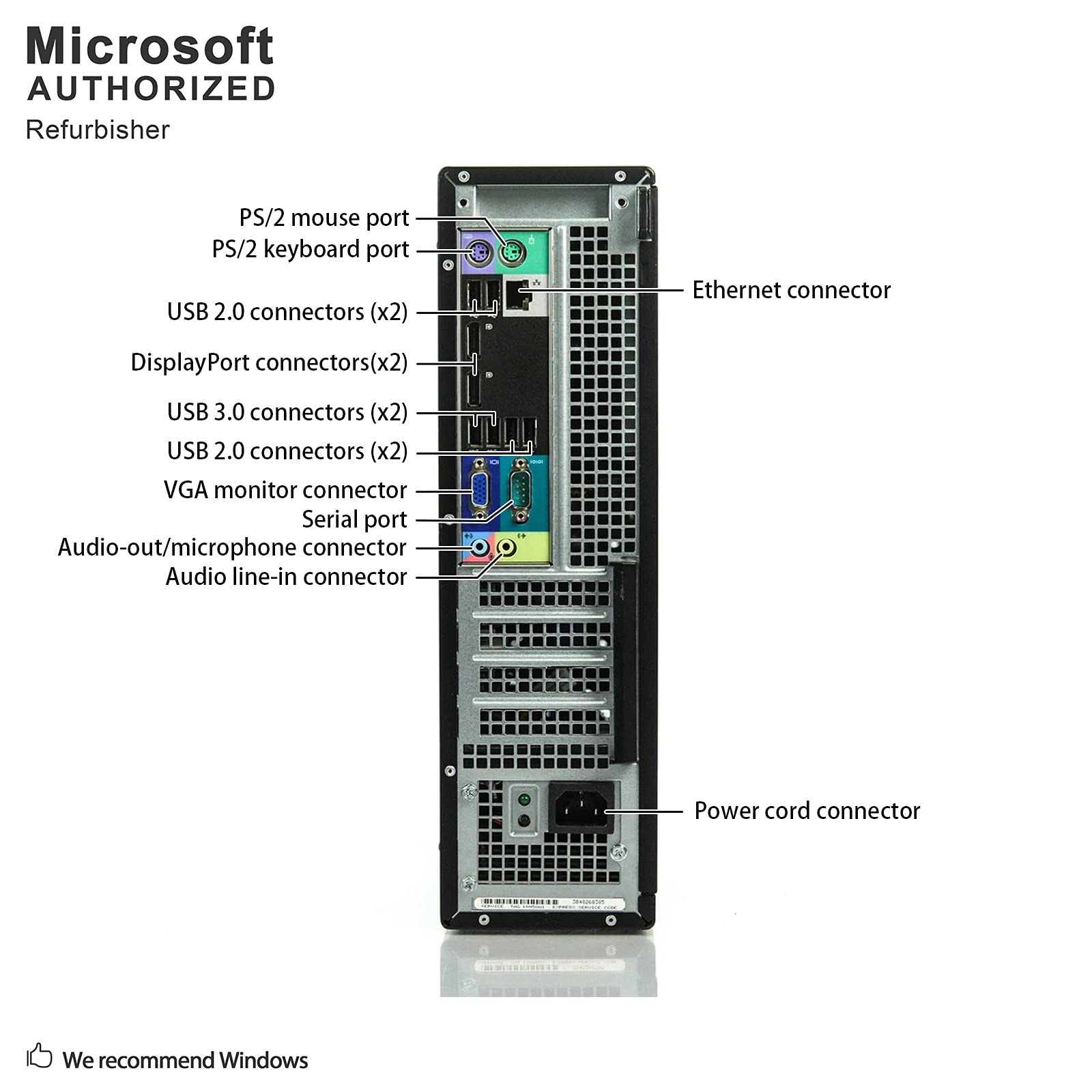 Dell Optiplex 9010 High Performance Flagship Business Desktop Computer, Intel Quad-Core i5, 16GB DDR3 RAM, 1TB HDD, DVD, USB 3.0, Win 10 Pro (Renewed) (9010 16GB 1TB)