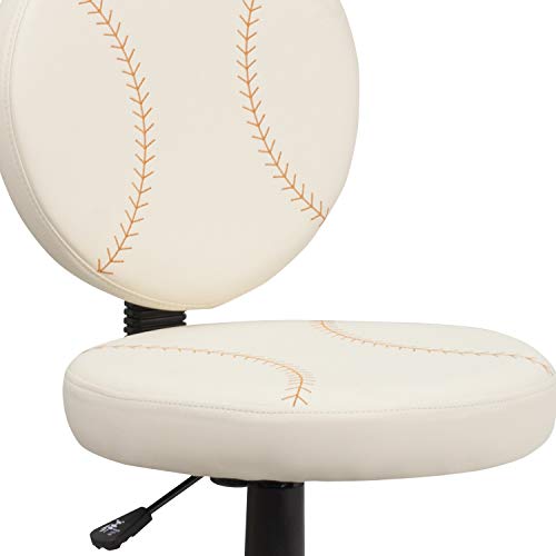 Flash Furniture Jonathan Baseball Swivel Task Office Chair