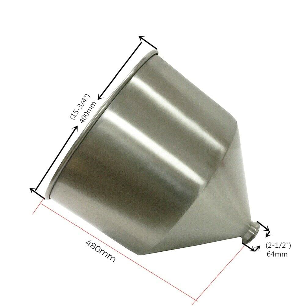 YOU LIAN Hopper for Paste Filling Machine 304 Stainless Steel Hopper for Liquid&Paste (30L)