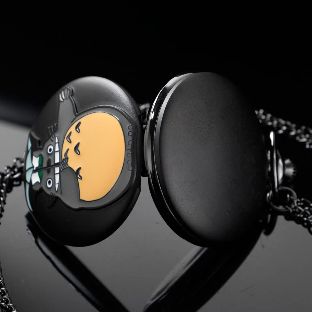 Anime Theme Design Quartz Pocket Watch Womens Mens Kids Best Gifts for Birthdays Xmas