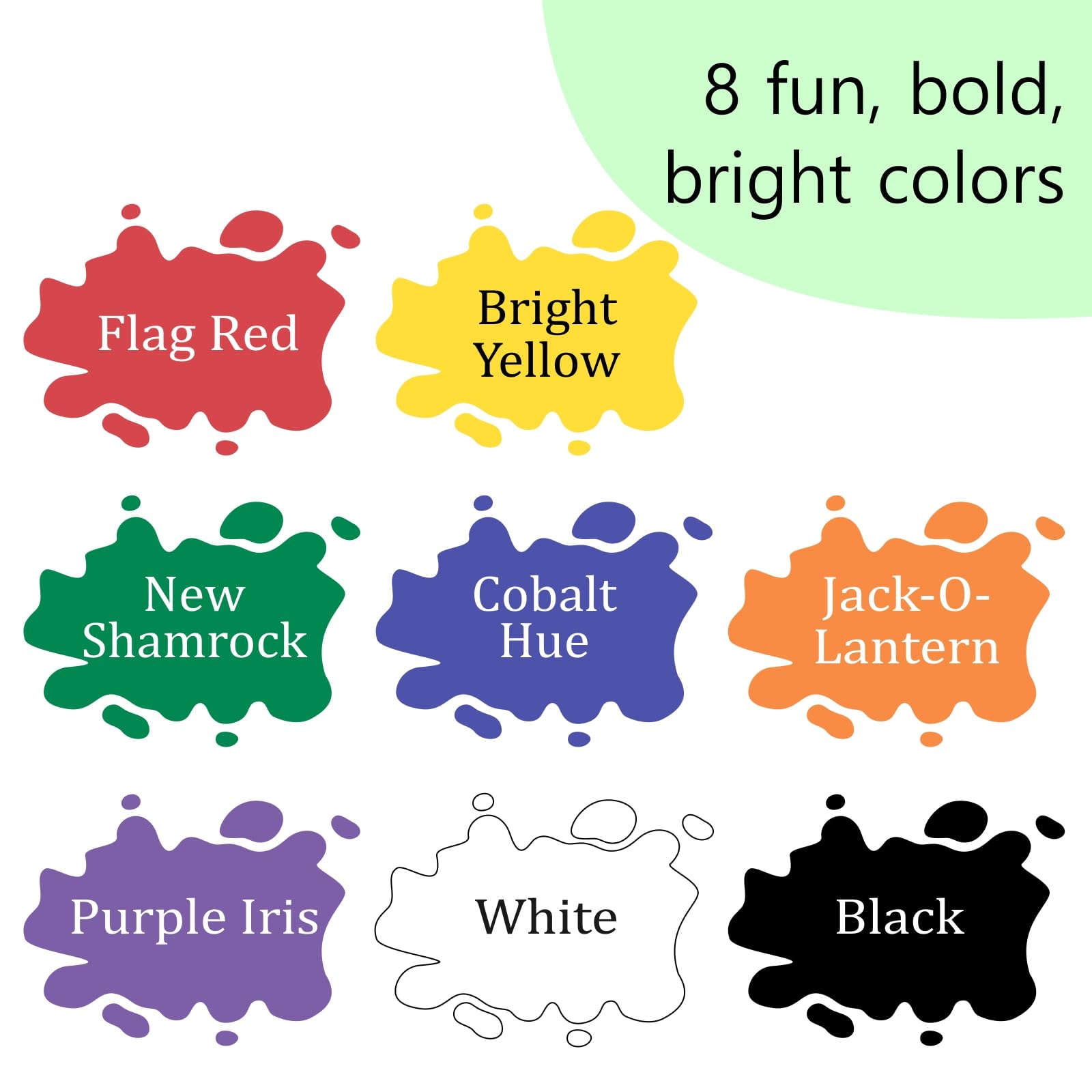 Acrylic Paint Set 24 Colors With 2 Canvases - Acrylic Paint Kit 2fl oz Bottles, Rich Pigmented, Matte Finish and Smooth Application Professional Acrylic Paint Sets for Adults and Kids Canvas Crafts
