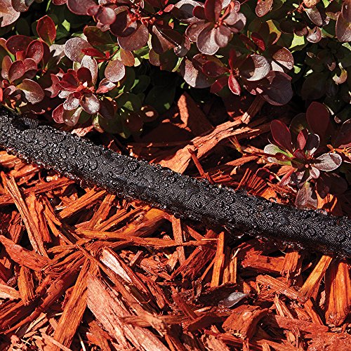 Gilmour Flat Weeper Soaker Hose, 25 Feet, Black (870251-1001)