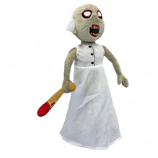Granny Plush Beanie Toy Granny Horror Game Stuffed Plush Beanbag, 7"