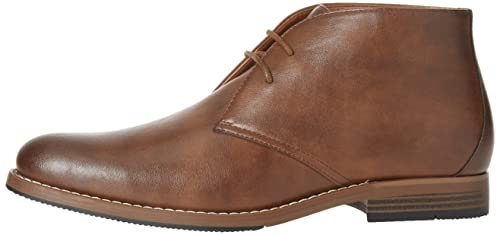 Amazon Essentials Men's Desert Boot, Chestnut Brown, 10.5