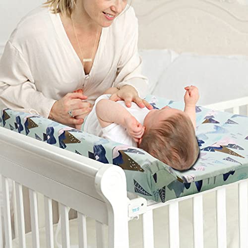 Mountain Baby Changing Table Pad Cover for Boys and Girls, Diaper Changing Pad Cover Sheets for Newborn Infant, Washable, Soft Breathable