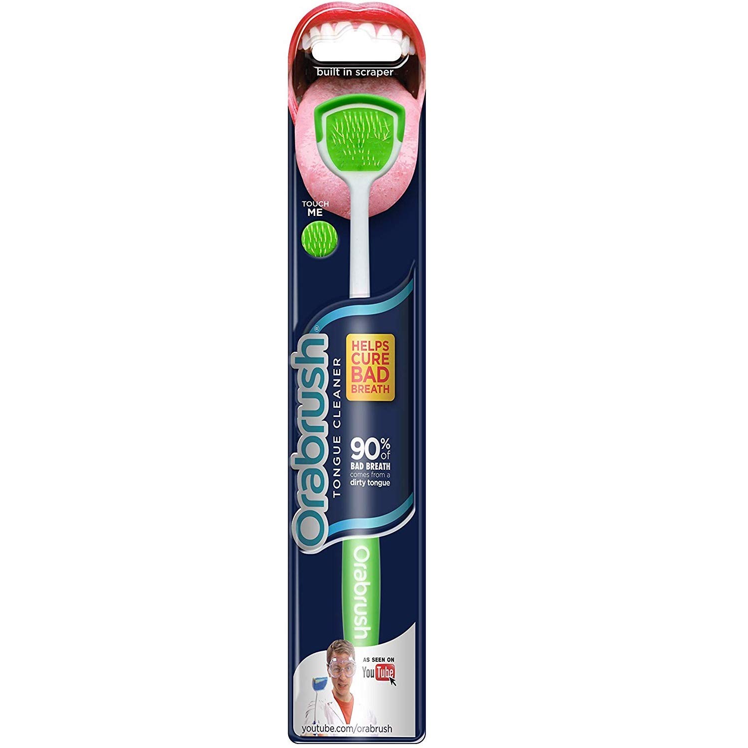 Orabrush Tongue Cleaner X 3