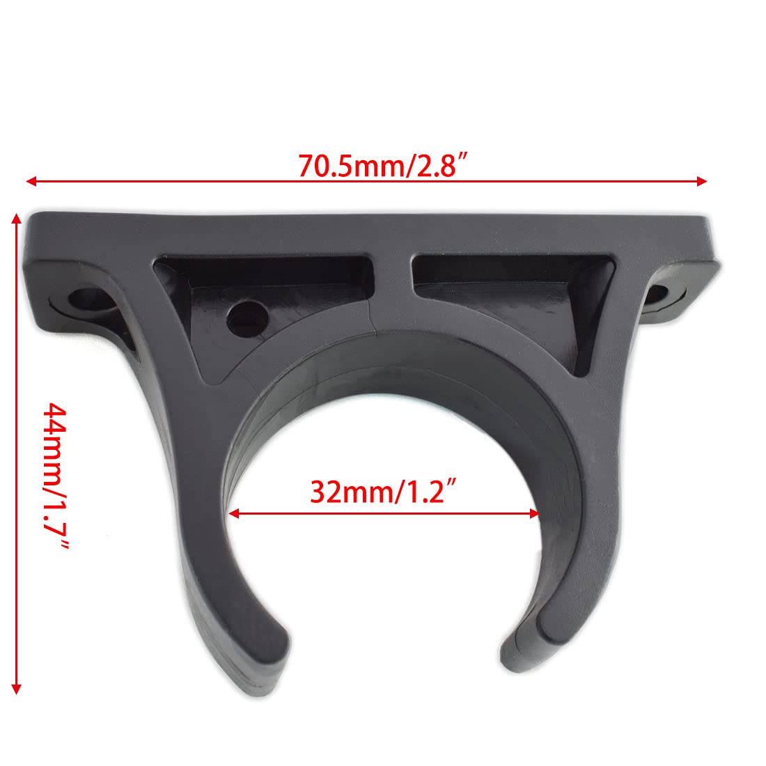 Aifeier ET Kayak Paddle Holder Clips Plastic Oar Keeper for Inflatable Boat Canoes Rowing Boats - 2 Pairs