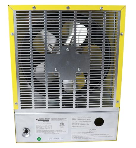 Dura Heat Hard-Wired Ceiling Mount Electric Garage Space Heater with Remote, 10,000 Watt, 240 Volt, ECO System, Overheat Protection, Ideal for Garage & Workshop