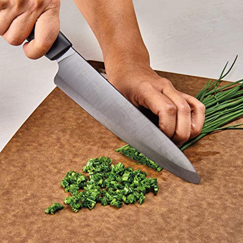 Kyocera Innovation Series Ceramic 7" Professional Chef's Knife with Soft Touch Ergonomic Handle-Black Blade, Black Handle