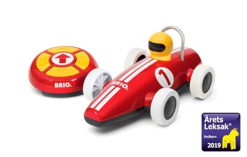 BRIO 30388 Remote Control Race Car - Interactive Racing Toy for Toddlers | Age Appropriate Design | High Impact-Resistant Plastic | Skill Development | Safety Assured