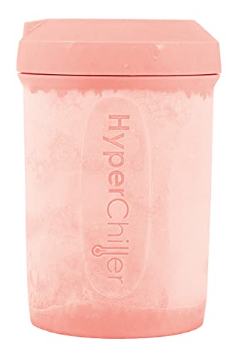HyperChiller EBC-1023RG 2-Pack Patented Coffee Beverage Cooler, Ready in One Minute, Reusable for Iced Tea, Wine, Spirits, Alcohol, Juice, 12.5 OZ, Rose Gold