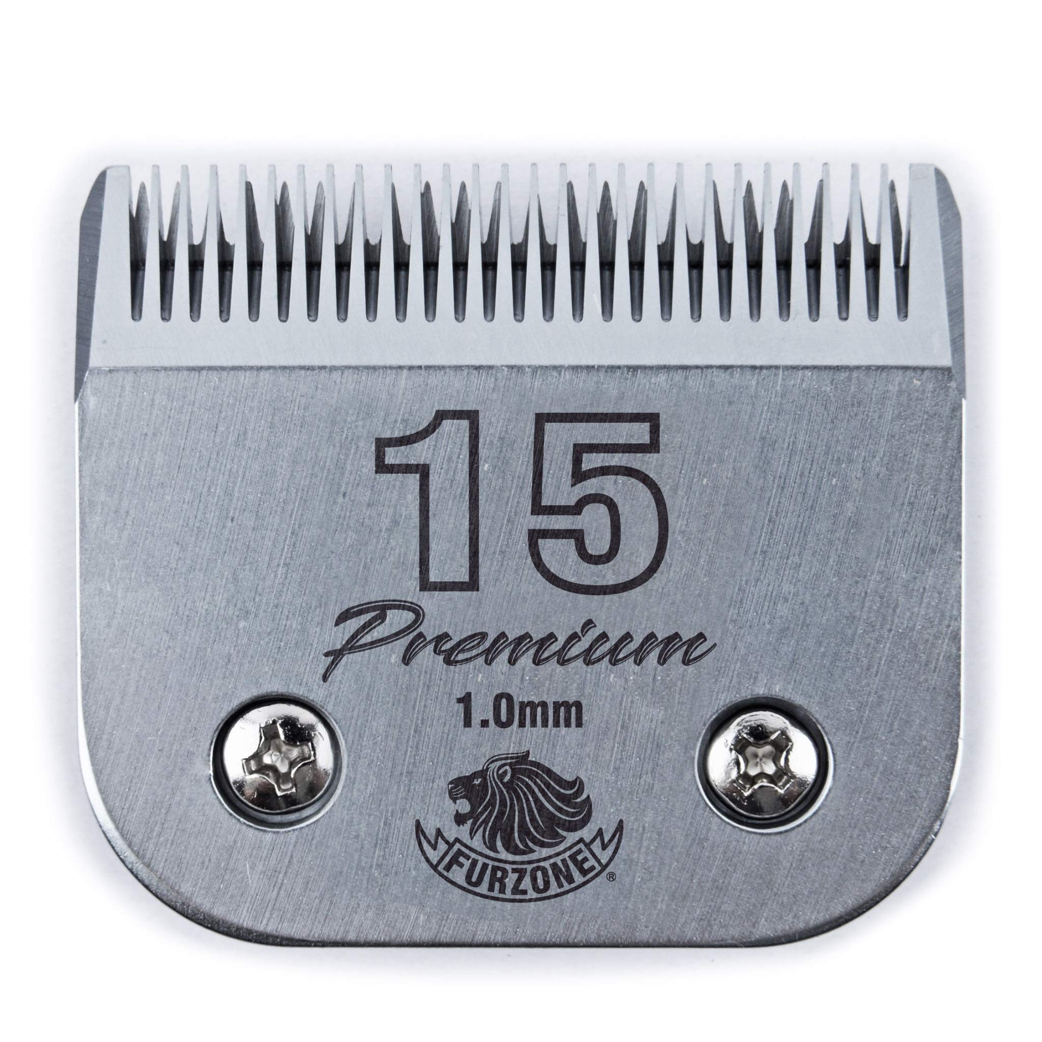 FURZONE Detachable Blade - Size 15 Blade 3/64", Made of Extra Durable Japanese Steel, Compatible with Most Andis, Oster, Wahl A5 Clippers
