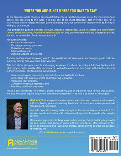 Connect Through Emotional Intelligence Workbook: The Companion Guide to Learn to Master Self, Understand Others, and Build Strong, Productive Relationships