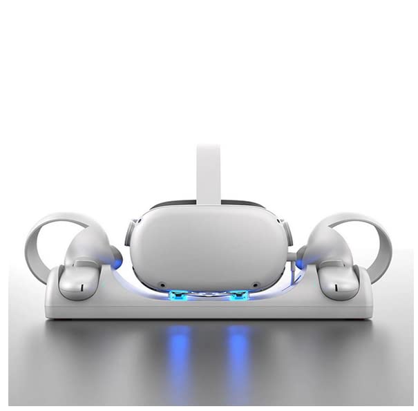 AFYMY Charging Dock for Oculus Quest 2 VR Glasses Headset Handle Controller Charger Station Stand Base Set for Meta Quest2 Accessories