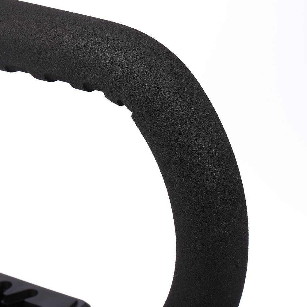 Action Stabilizing Handle, Handheld Stabilizer Grip with Hot-Shoe Mount Compatible with Camera Camcorder
