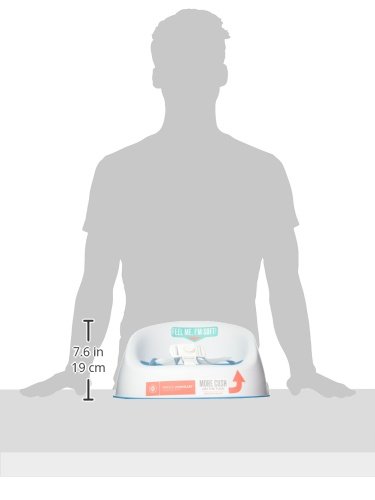 Prince Lionheart Squish Booster Seat, Berry Blue, 3-Point Harness and Dual-Strap System, Easy to Wipe Clean, and Lightweight