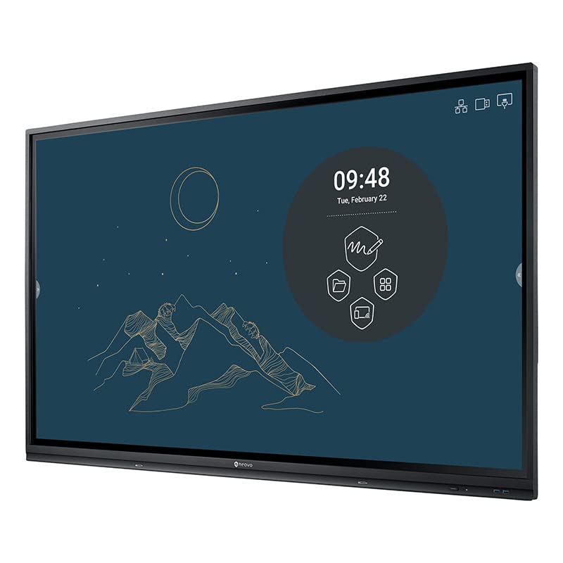 AG Neovo IFP-6503 65 inch Smart Board Interactive Whiteboard Display, USB-C, 4K, 20-Point Multi-Touch, Digital Whiteboard App, Wall Mount Kit, Dual Styluses…