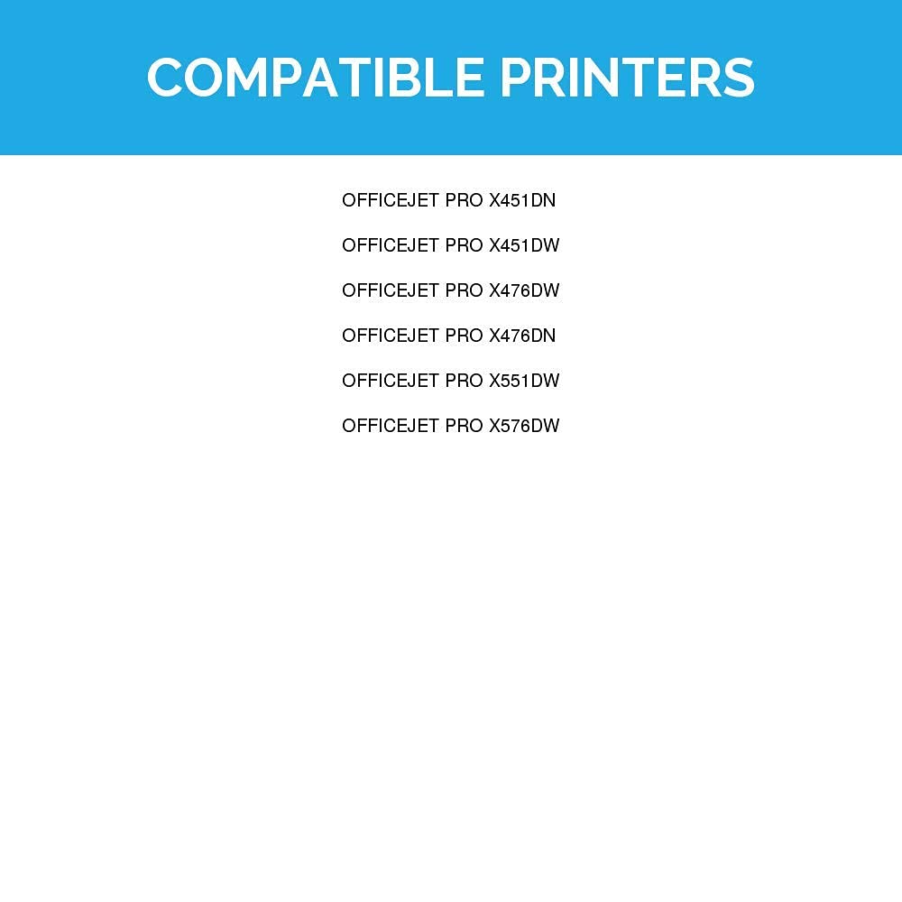 LD Remanufactured Ink Cartridge Replacements for HP 970XL & HP 971XL High Yield (2 Black, 1 Cyan, 1 Magenta, 1 Yellow, 5-Pack)