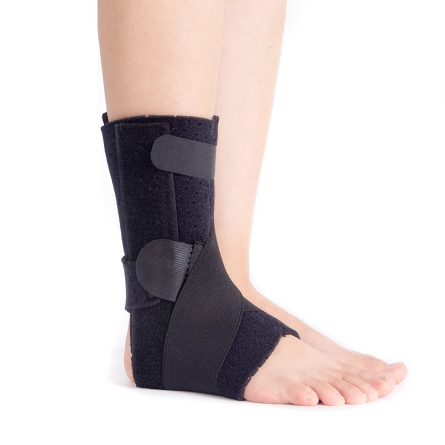 Ankle Brace for Women & Men - Adjustable Breathable Ankle Support Brace - Ankle Joint External Fixation Brace for Achilles,Tendon,Sprain,Injury Recovery,S