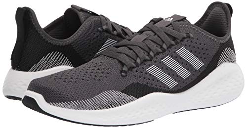 adidas mens Fluidflow 2.0 Running Shoe, Core Black/Ftwr White/Grey Six, 11.5 US