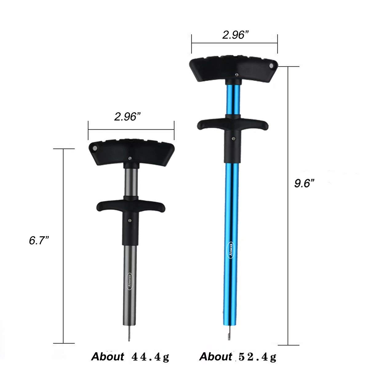 Aimexn 2Pcs Easy Fish Hook Remover,T-Shaped Hook Puller Squeeze-Out Fish Hook Separator Tools,Pro Fishing Hooks Extractor, Fast Decoupling, No Injury