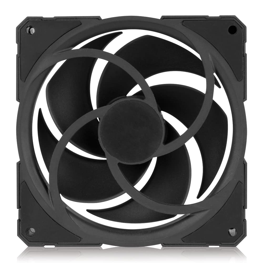 ARCTIC BioniX P120 A-RGB (3 Pack, incl. A-RGB Controller) - 120 mm Pressure-Optimised Fan with A-RGB, PWM, Cooler, Fluid Dynamic Bearing, 400-2300 RPM - Black