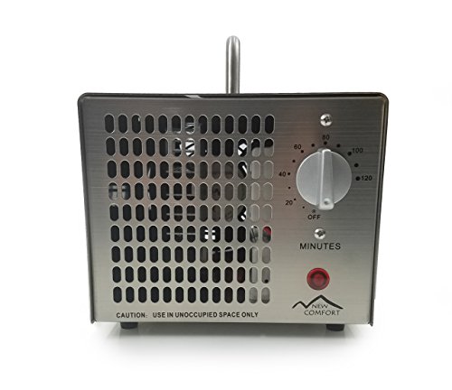 Stainless Steel New Comfort HE-500 Commercial Ozone Generator Air Purifier - 8500 mg/hr