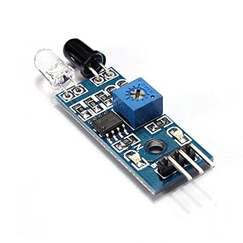 OSOYOO 10PCS Obstacle Avoidance Sensor Module for Arduino Smart Car Robot Raspberry Pi 4 3 Model B with IR Transmitting, Receiving Tube, Photoelectric Switch