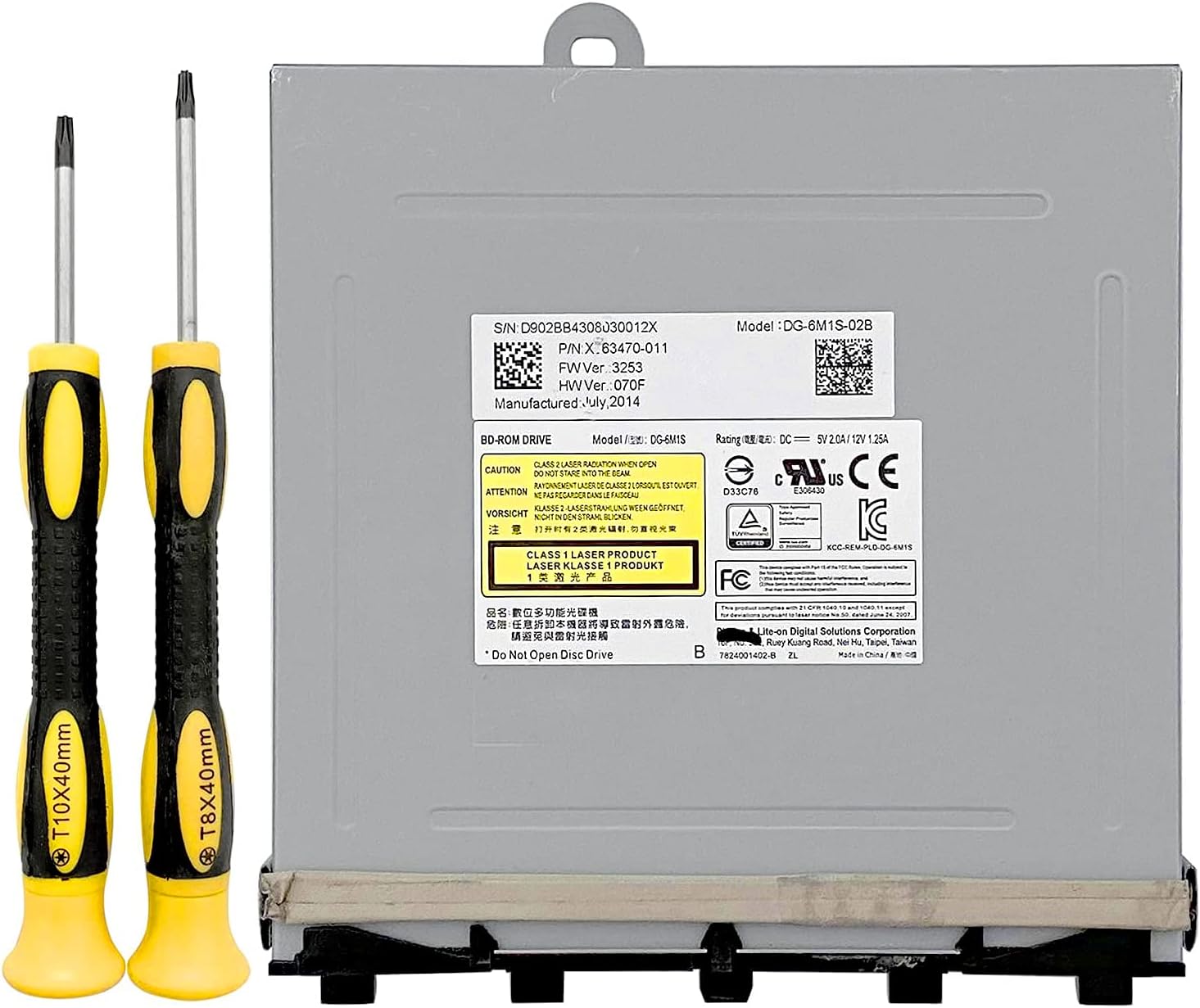 CHENLAN Original Lite-on DG-6M1S DG-6M2S Blu-ray Disc DVD Drive Replacement for Xbox One Console