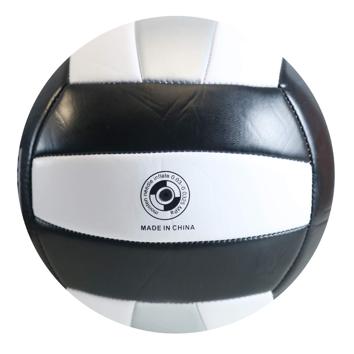 Actvivid Clasico Outdoor Beach Volleyball Gifts for Childs,Come with Pump and Needle (Black)