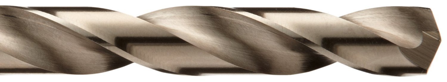 Chicago-Latrobe 550 115 Piece Heavy-Duty Cobalt Steel Jobber Length Drill Bit Set, Gold Oxide Finish, Round Shank, Spiral Flute, 135 Degree Point Angle